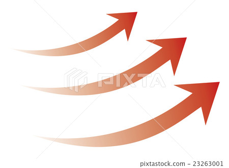 Arrow raising - Stock Illustration [23263001] - PIXTA