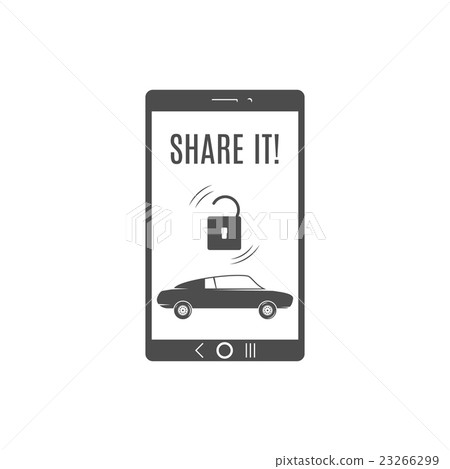 Car share logo design. Car Sharing vector concept - Stock Illustration ...