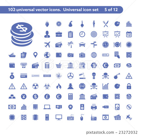 Universal web icons - Stock Illustration [23272032] - PIXTA