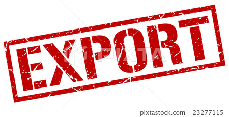 export red grunge square vintage rubber stamp - Stock Illustration ...