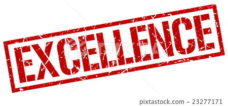 excellence red grunge square vintage rubber stamp-插圖素材 [23277171] - PIXTA圖庫