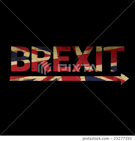 Brexit Text isolated. United Kingdom exit - Stock Illustration ...