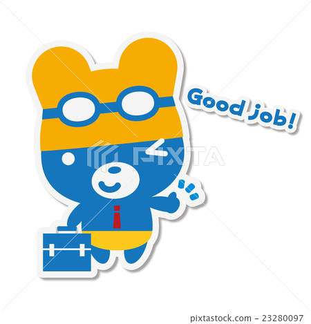 Summer Bear Cool Biz Gujob - Stock Illustration [23280097] - PIXTA