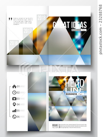 Set of business templates for brochure, magazine - Stock Illustration ...