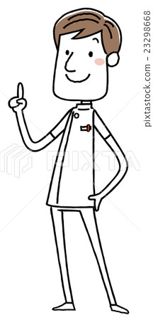Male nurse: Checkpoint - Stock Illustration [23298668] - PIXTA