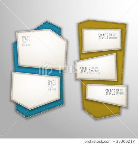 vector patch banners - Stock Illustration [23300217] - PIXTA