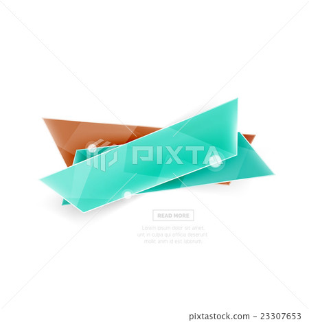 Vector geometric shape ad promo banner - Stock Illustration [23307653 ...