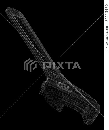 adjustable wrench isolated on a background - Stock Illustration ...