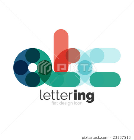 Linear business logo letter - Stock Illustration [23337513] - PIXTA
