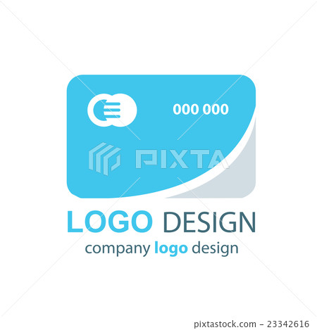 card logo blue design - Stock Illustration [23342616] - PIXTA