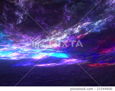 Abstract futuristic sky digitally generated image - Stock Illustration ...