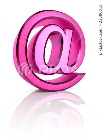 Pink Email Symbol - Stock Illustration [23380019] - PIXTA