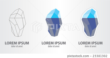 icberg logo - Stock Illustration [23381302] - PIXTA
