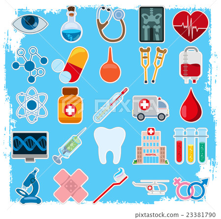 Hospital and other things related to it - Stock Illustration [23381790 ...