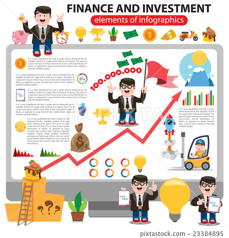 Finance and investment infographics - Stock Illustration [23384895] - PIXTA