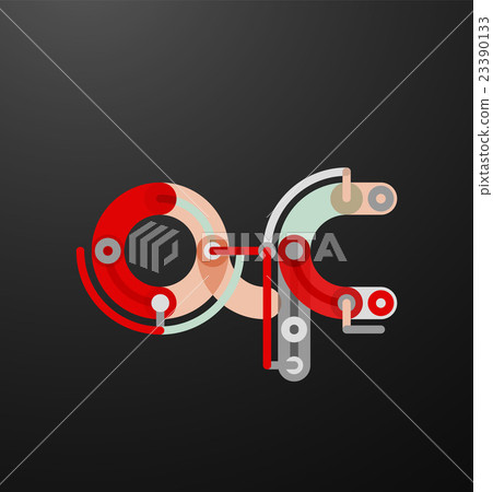 Company branding logo of initial letters - Stock Illustration [23390133 ...