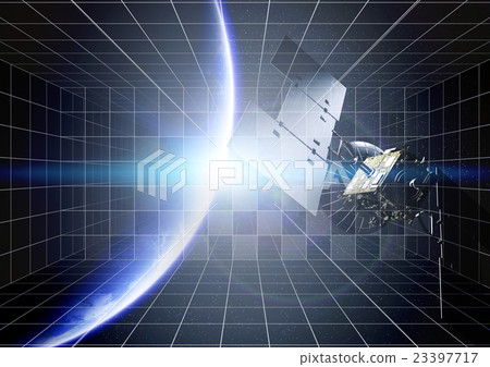 Satellite grid image - Stock Illustration [23397717] - PIXTA