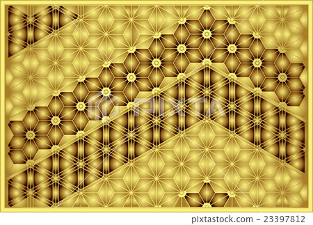 Japanese style background Braided craft mix... - Stock Illustration ...