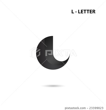 Creative L-letter icon abstract logo design - Stock Illustration ...