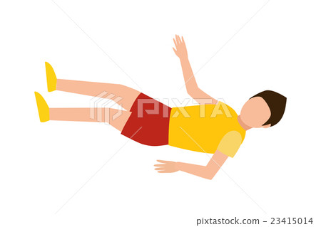 Lying man vector illustration. - Stock Illustration [23415014] - PIXTA