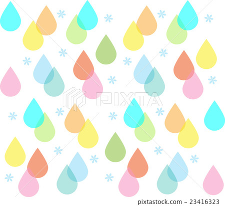 Colorful Drop background - Stock Illustration [23416323] - PIXTA
