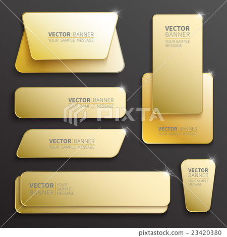 Set of glossy banners - Stock Illustration [23420380] - PIXTA