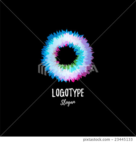 Color wheel, donut, circle. Vibration. Abstract - Stock Illustration ...