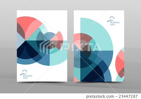 Annual report cover, geometric design - Stock Illustration [23447287 ...