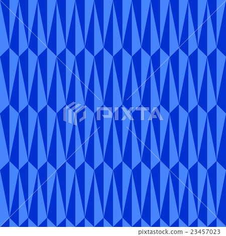 Blue Abstract Geometric Seamless Pattern - Stock Illustration [23457023 ...
