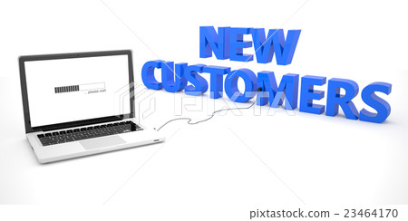 New Customers - Stock Illustration [23464170] - PIXTA