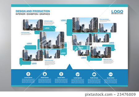 Exhibition Backdrop Displays Template for Print. - Stock Illustration ...