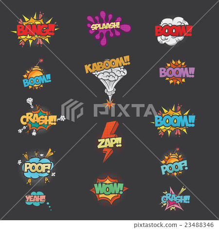 Comic speech - Stock Illustration [23488346] - PIXTA