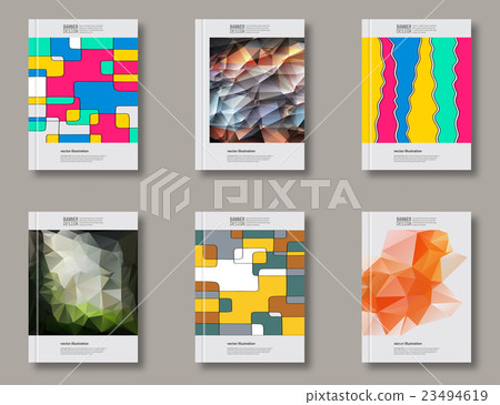 Set of abstract design templates. - Stock Illustration [23494619] - PIXTA