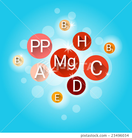 Essential Chemical Elements Nutrient Minerals - Stock Illustration ...