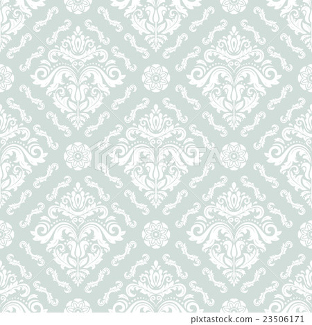 Seamless Vector Damask Pattern - Stock Illustration [23506171] - PIXTA