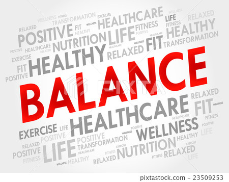BALANCE word cloud - Stock Illustration [23509253] - PIXTA