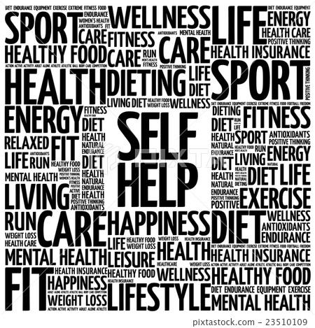 Self Help word cloud background - Stock Illustration [23510109] - PIXTA