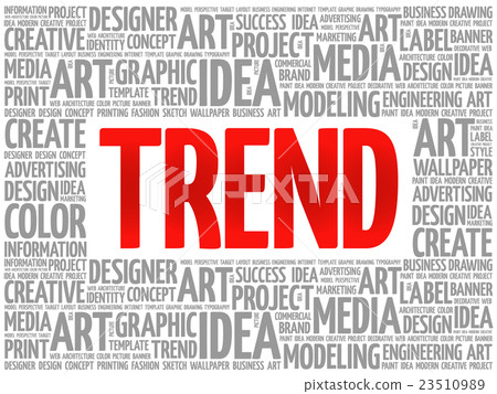 TREND word cloud - Stock Illustration [23510989] - PIXTA