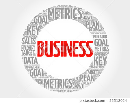 Business circle word cloud-插圖素材 [23512024] - PIXTA圖庫