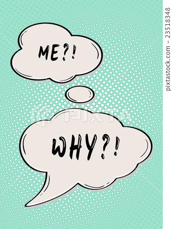 ME? WHY? comic bubble - Stock Illustration [23518348] - PIXTA