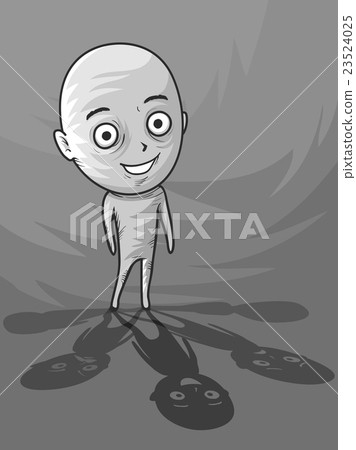 Man Multiple Personality Shadows - Stock Illustration [23524025] - PIXTA