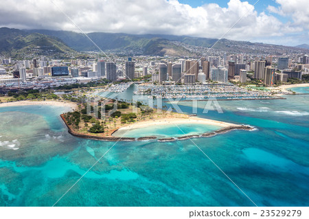 Hawaii: Magic Island Lagoon - Stock Photo [23529279] - PIXTA