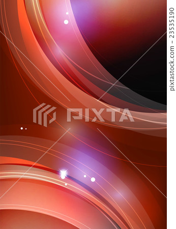 Red abstract swirl template - Stock Illustration [23535190] - PIXTA