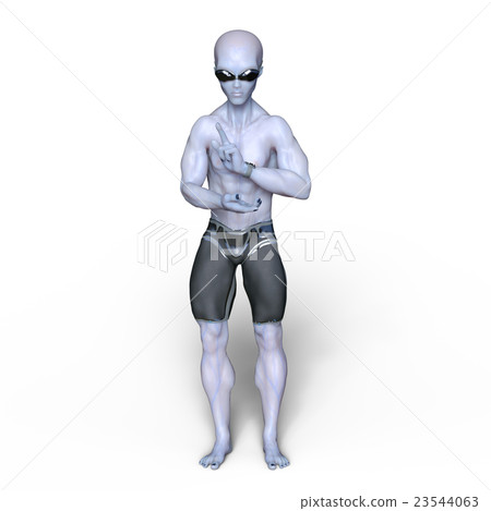 Macho alien - Stock Illustration [23544063] - PIXTA