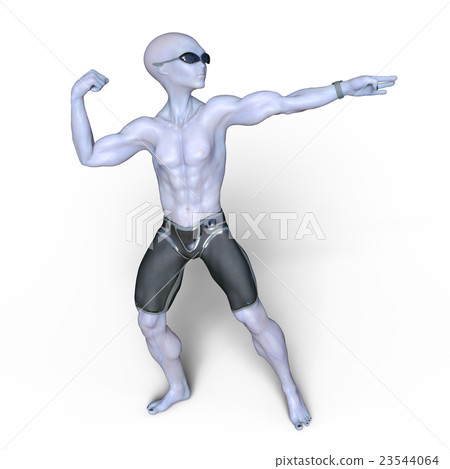 Macho alien - Stock Illustration [23544064] - PIXTA