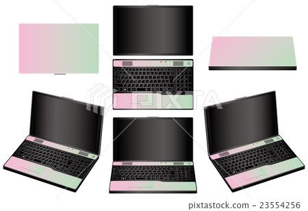 Laptop pastel - Stock Illustration [23554256] - PIXTA