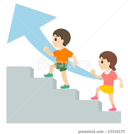 Stair step Family brothers Gender - Stock Illustration [23558175] - PIXTA