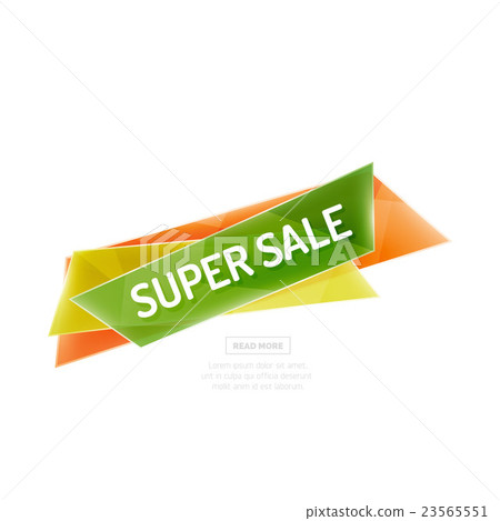 Vector geometric shape ad promo banner - Stock Illustration [23565551 ...