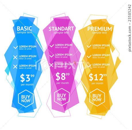 Pricing List. Vector - Stock Illustration [23585242] - PIXTA