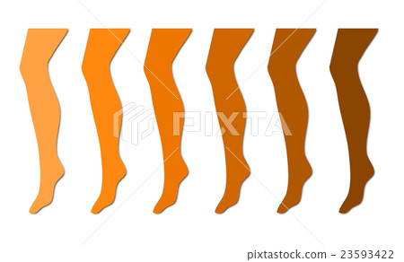 Leg color sample - Stock Illustration [23593422] - PIXTA
